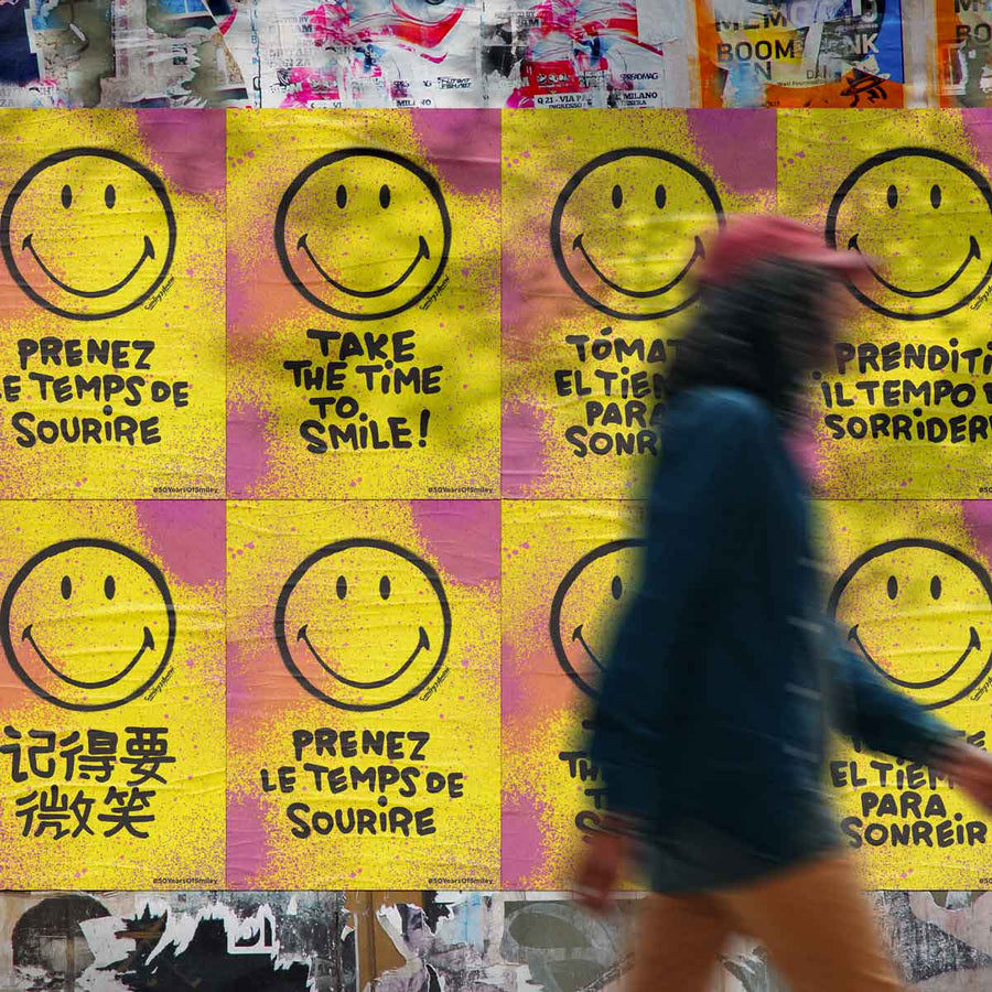 TAKE THE TIME TO SMILE STREET ARTIST GLOBAL MANIFESTO FOR POSITIVITY ...