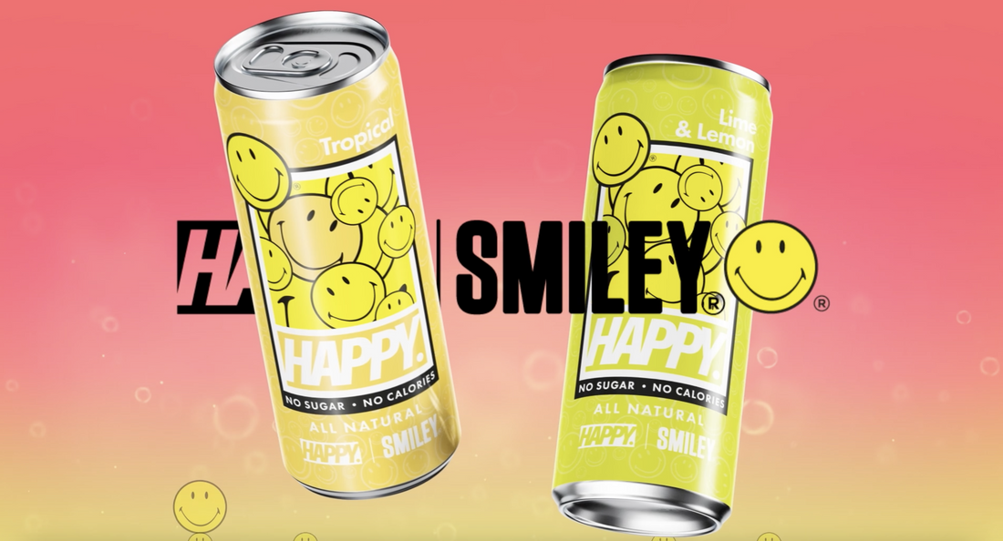 Happy Drinks Co x Smiley® Originals: Planet-Friendly Sodas