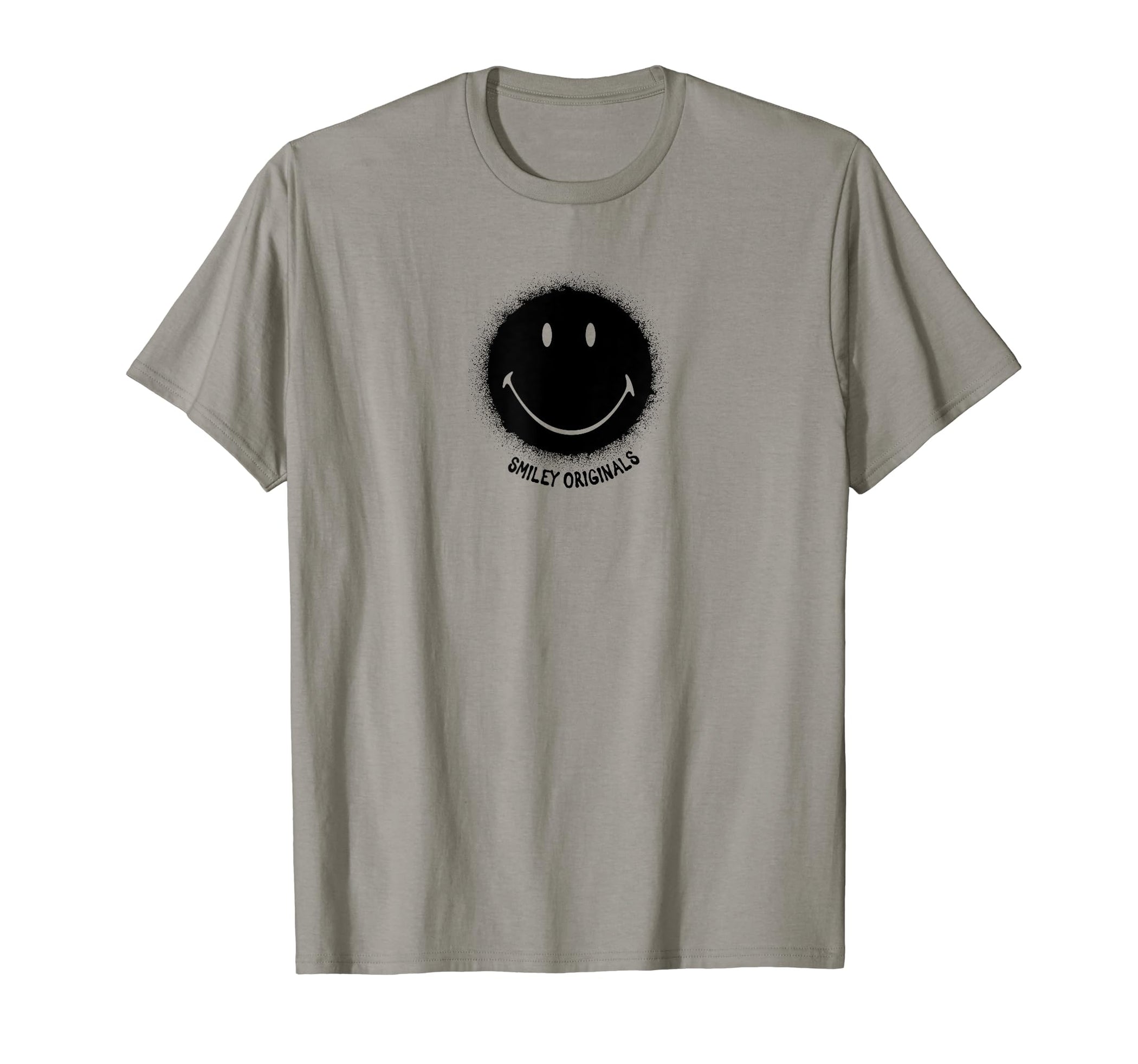 Smiley Originals® Happy Face Spray T-Shirt in Slate