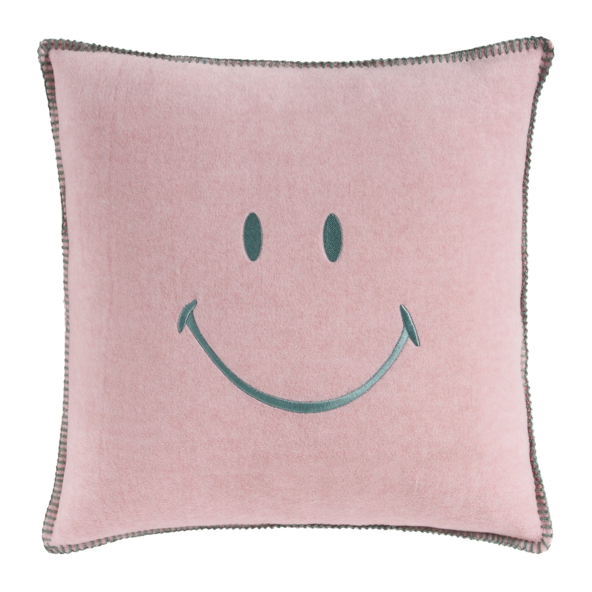 Biancoperla x Smiley® Bamboo Square Decorative Cushion