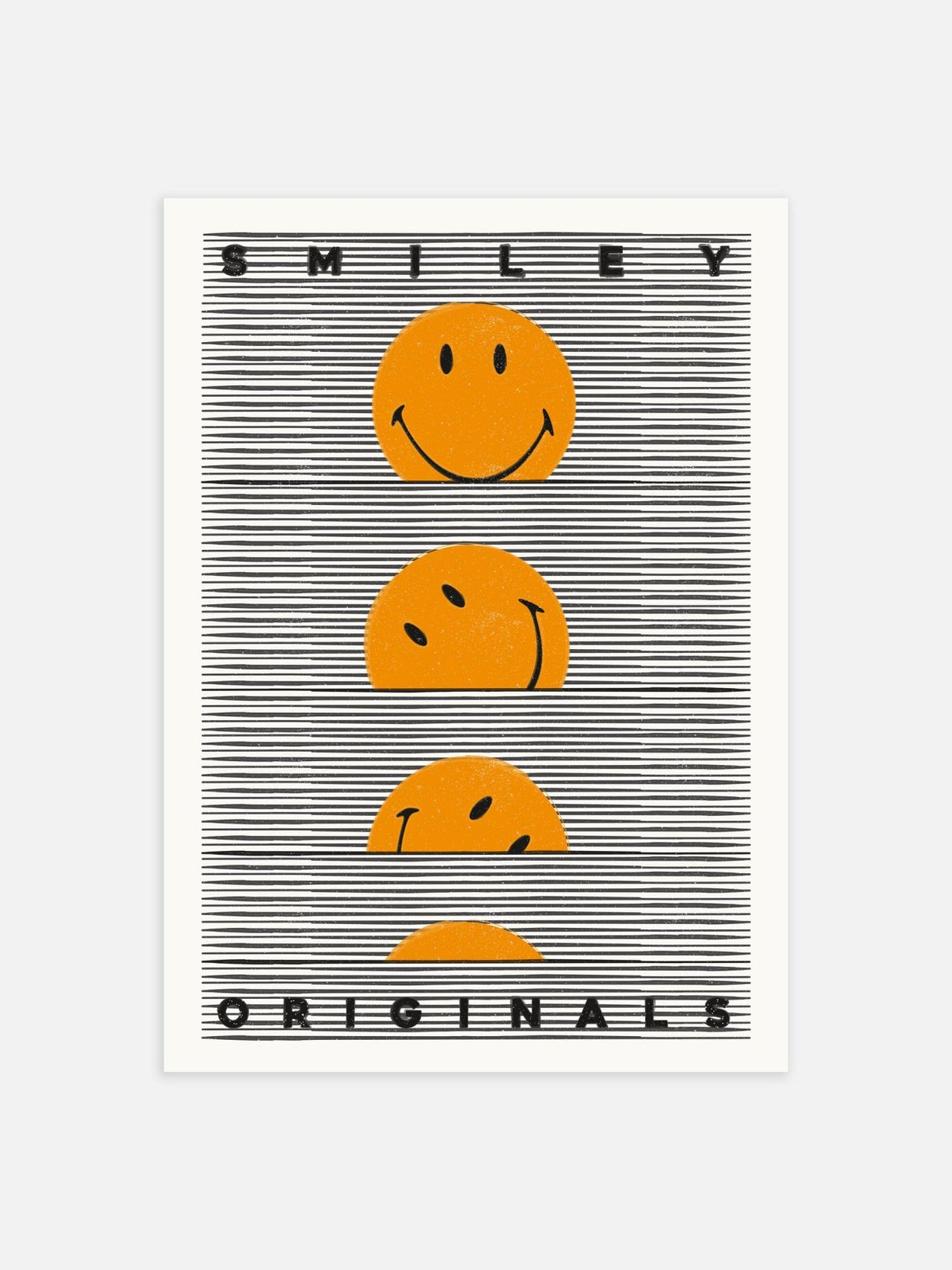 Smiley® Sunset Poster – Retro Art with Positive Vibes