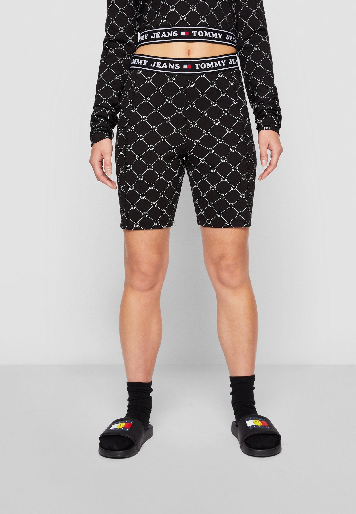 Tommy x Smiley® Monogram Cycle Shorts for Women