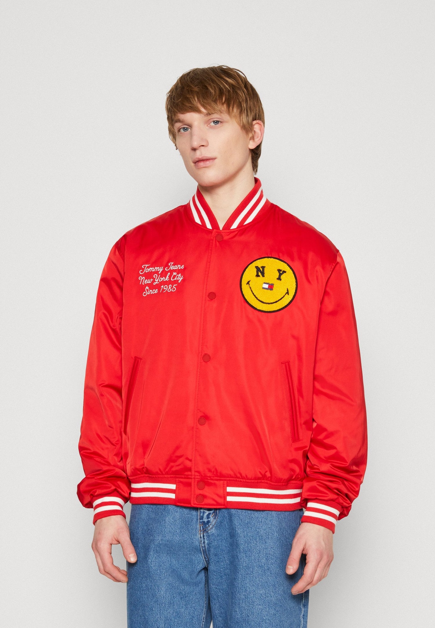 Tommy x Smiley® TJM Nylon Varsity Jacket